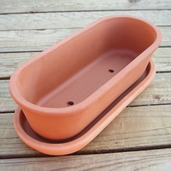 Terracotta Oval Trough | Terracotta.uk.com | Hand-made UK Terracotta ...