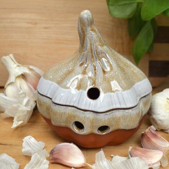 Glazed & Unglazed Garlic Cellars | Terracotta.uk.com | Hand-made UK ...